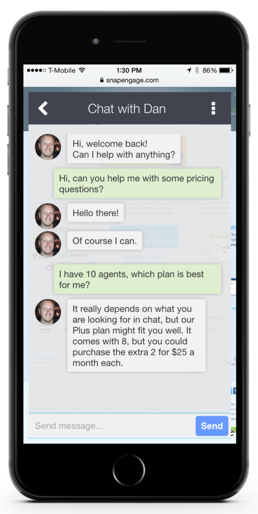 Introducing: Mobile Optimized Chat | SnapEngage by TeamSupport